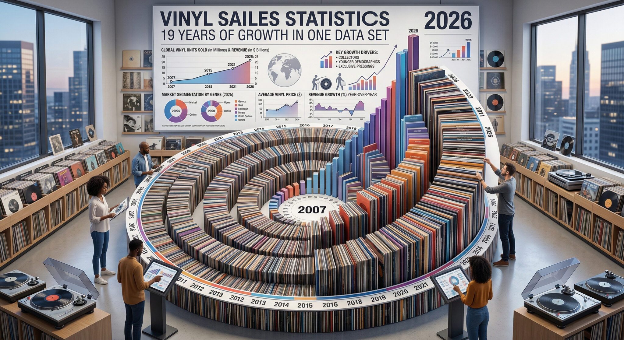 Vinyl Sales Statistics 2026: 19 Years of Growth in One Data Set ...